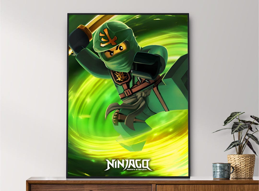 Lloyd Ninja Poster Ninja Kids Wall Art Ninja Nursery Decor Ninja Art ...