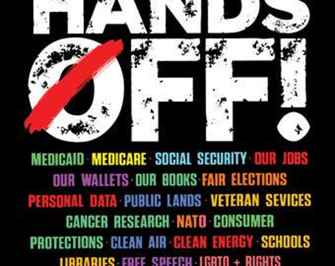 Hands off Protest PNG – Social Security, Medicare, & Public Protection ...