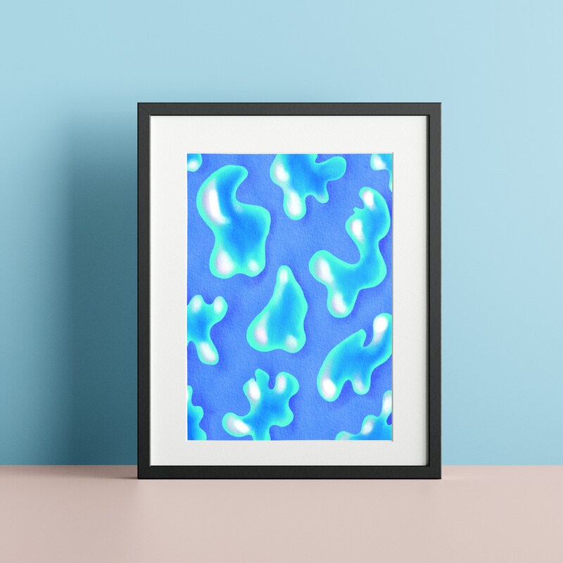 Drippy Watercolor - Etsy
