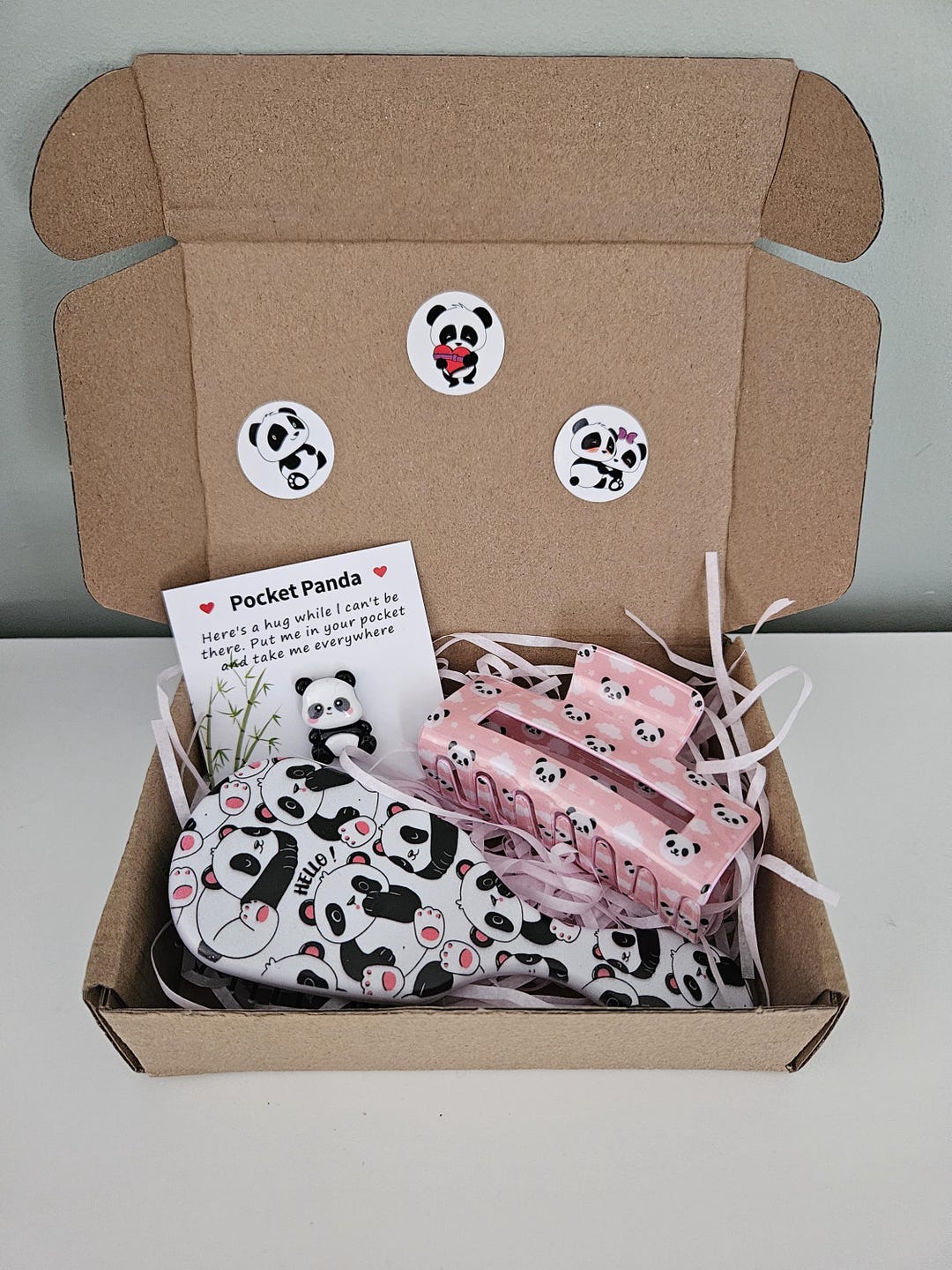 Mini Panda Gift Set for Her, Little Girl, Easter, Birthday Present ...