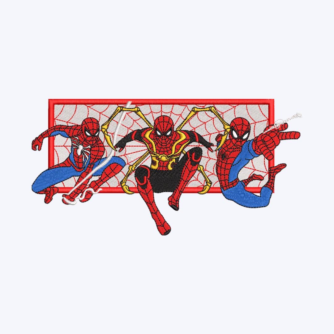 Superhero Embroidery Design File, Action Hero Stitch Pattern (instant ...