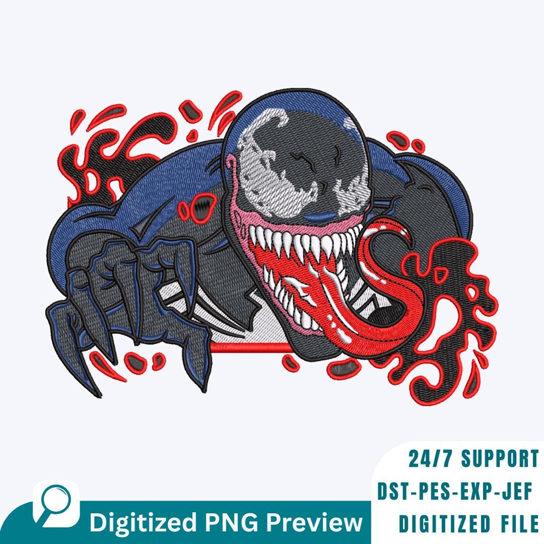 Exclusive Superhero Embroidery Design File, Compatible for All ...