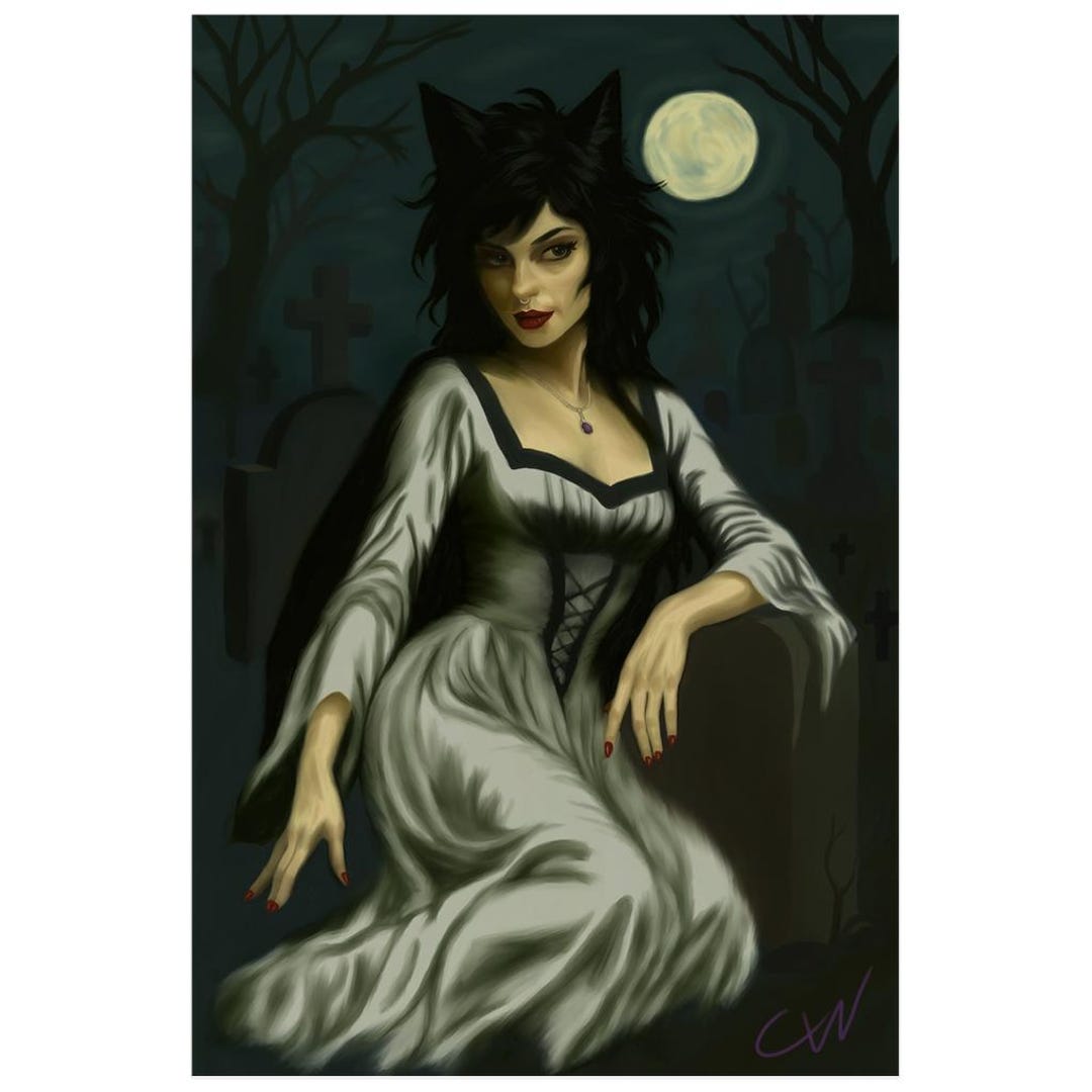 Dark Muse – Gothic Fantasy Poster - Etsy