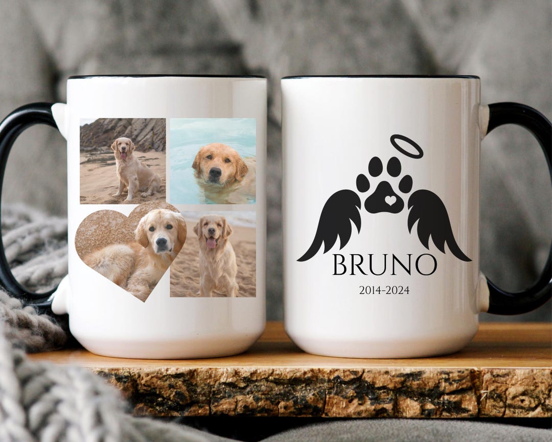 Personalized Pet Memorials, Photo Pet Memorial Gift, Pet Mug Custom ...