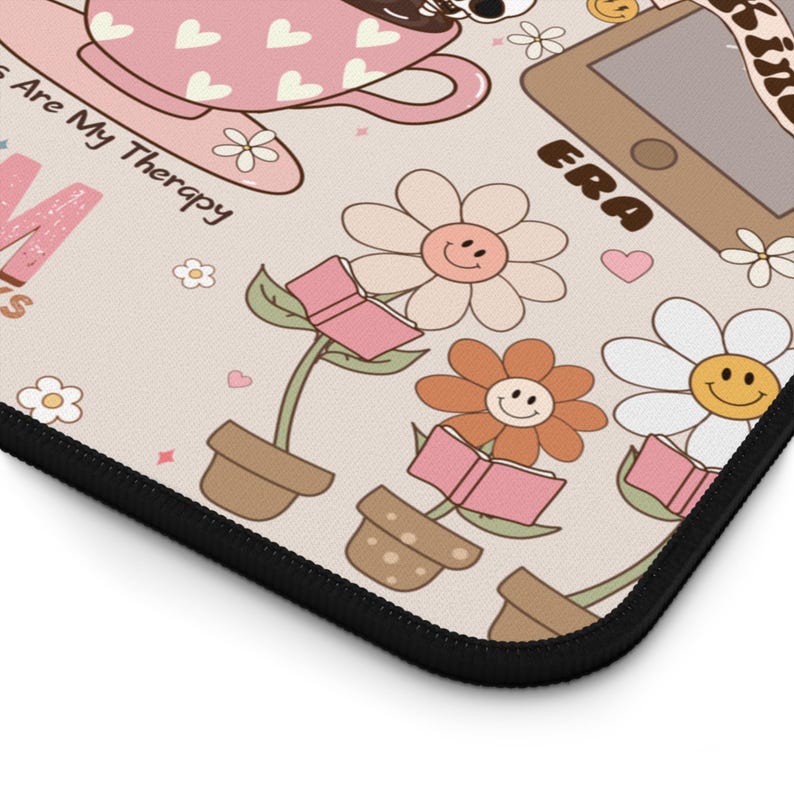 Gift for Book Lover, Custom Desk Mat, Personalized Reading Mat, Office ...