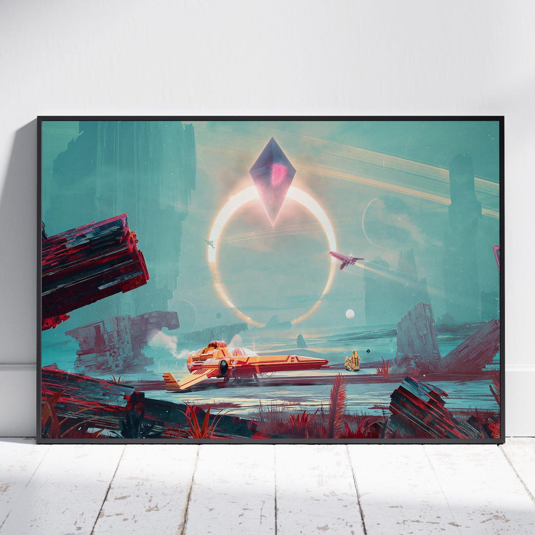 No Man's Sky Poster, the Traveller Wall Art, Game Poster, Home Decor ...