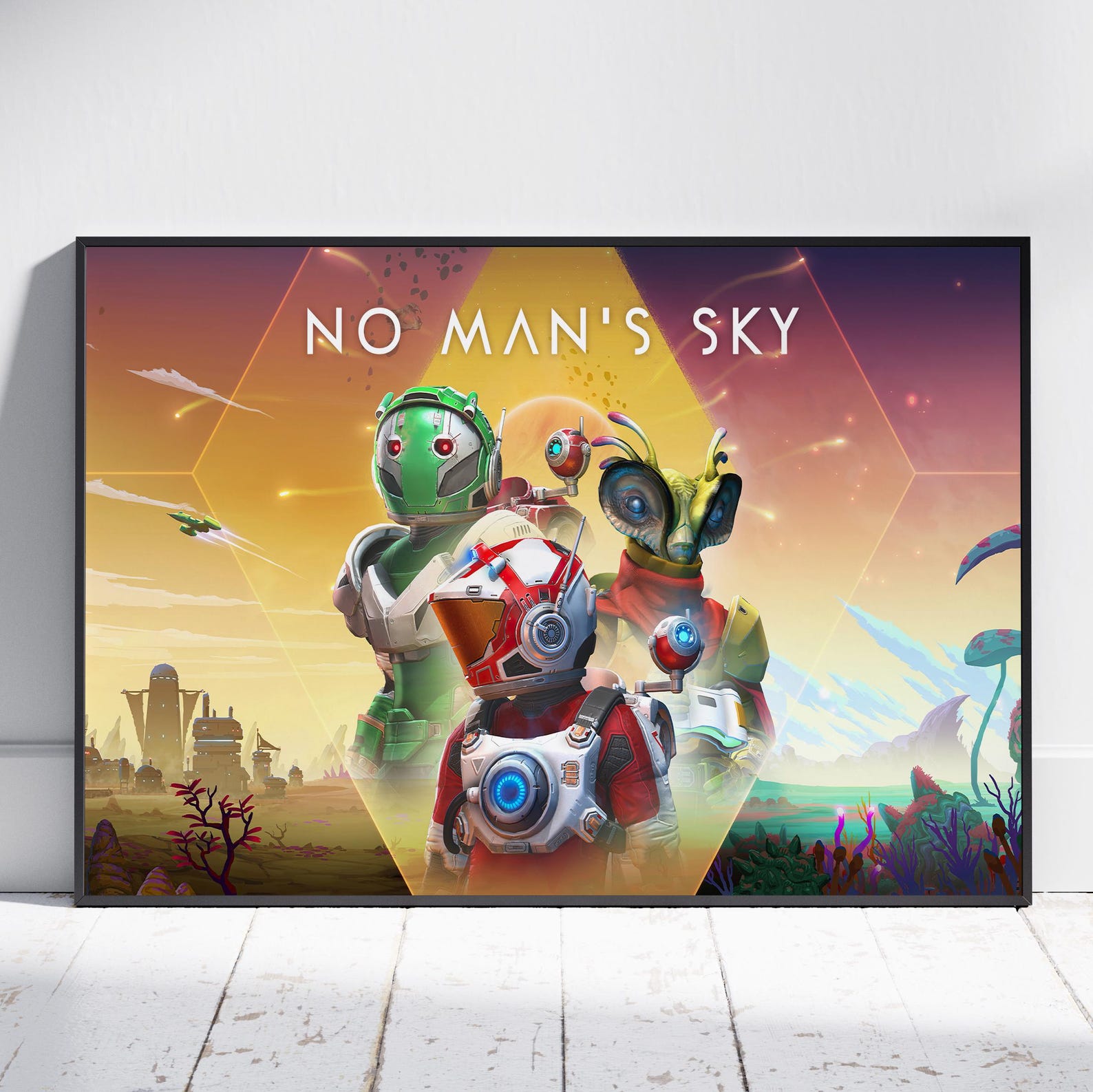 No Man's Sky Poster, the Traveller Wall Art, Game Poster, Home Decor ...