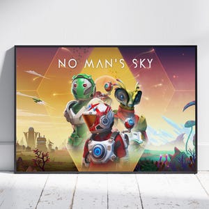 No Man's Sky Poster, the Traveller Wall Art, Game Poster, Home Decor ...
