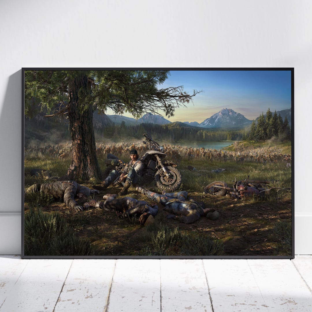 Days Gone Poster, Deacon Lee St. John Wall Art, Game Poster, Home Decor ...