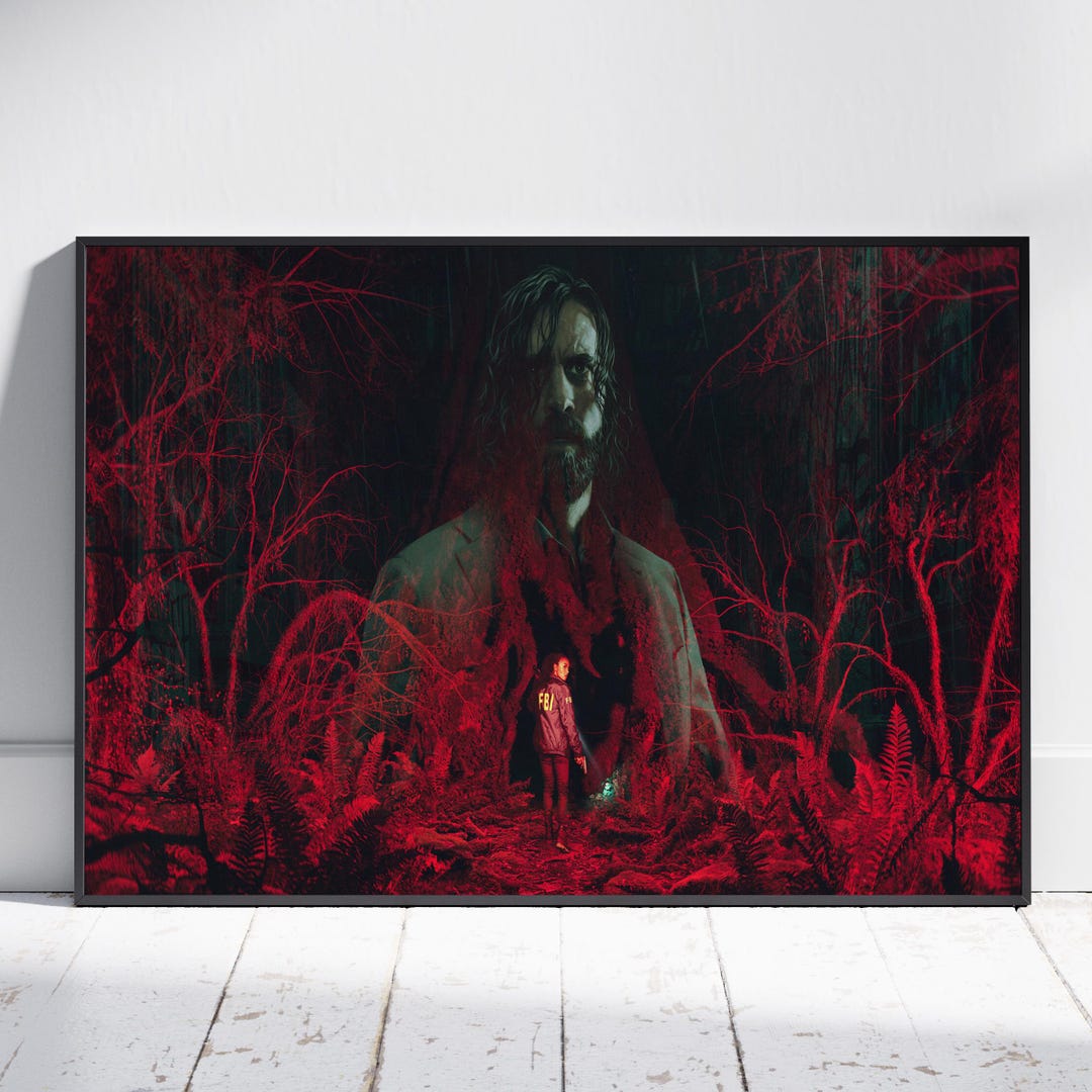 Alan Wake Poster, Thomas Zane Wall Art, Game Poster, Home Decor, Rolled ...