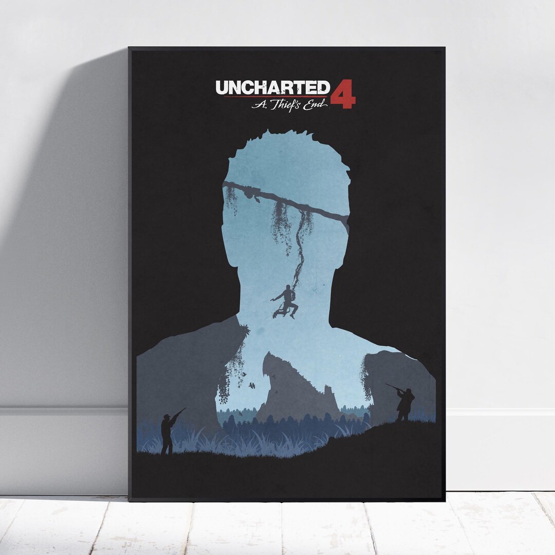 Uncharted Poster, Nathan Drake Wall Art, Game Poster, Home Decor ...