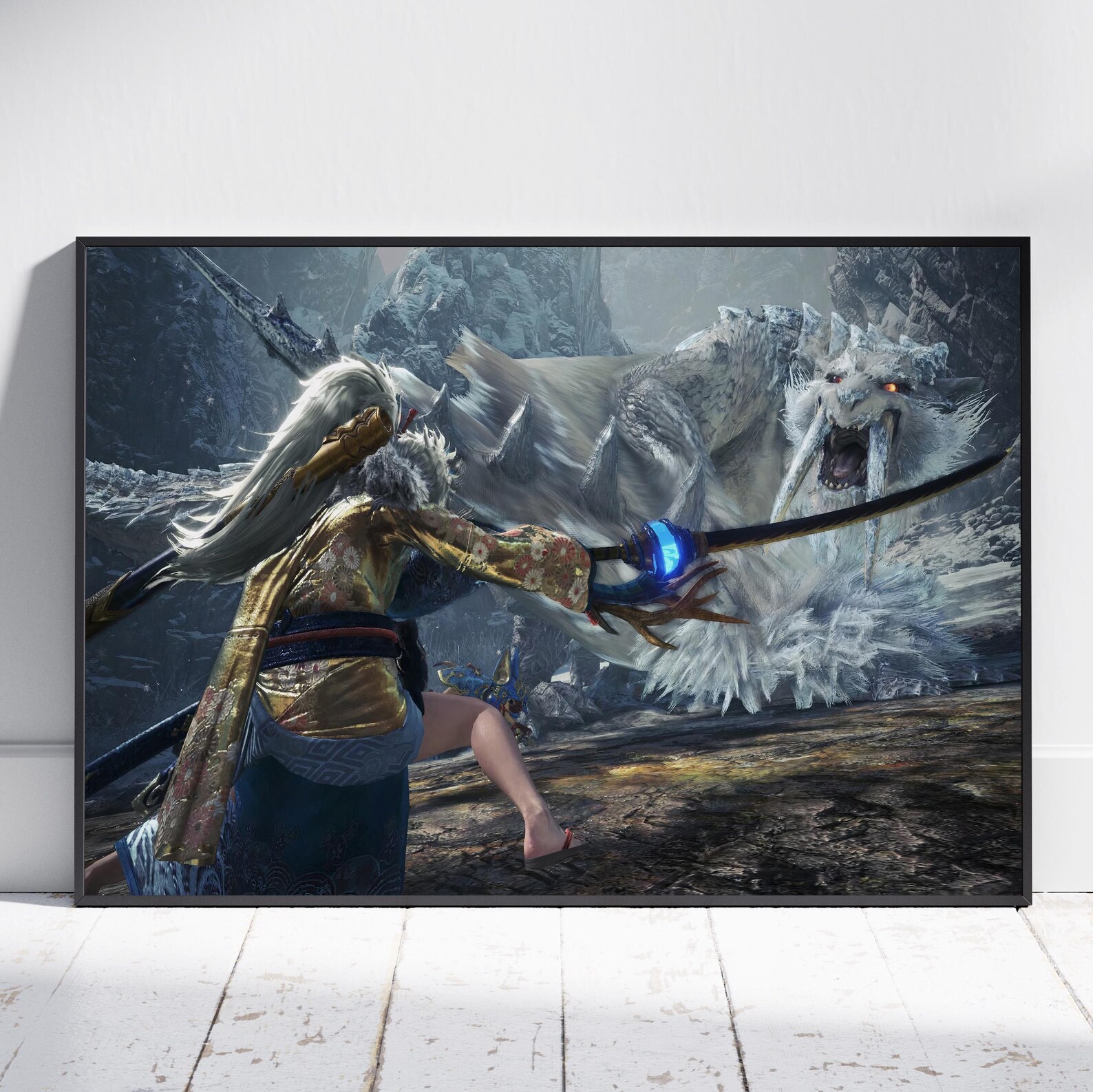 Monster Hunter World Poster, Hunter Wall Art, Game Poster, Home Decor ...