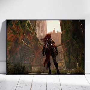 Darksiders Poster, Fury & War Wall Art, Game Poster, Home Decor, Rolled ...