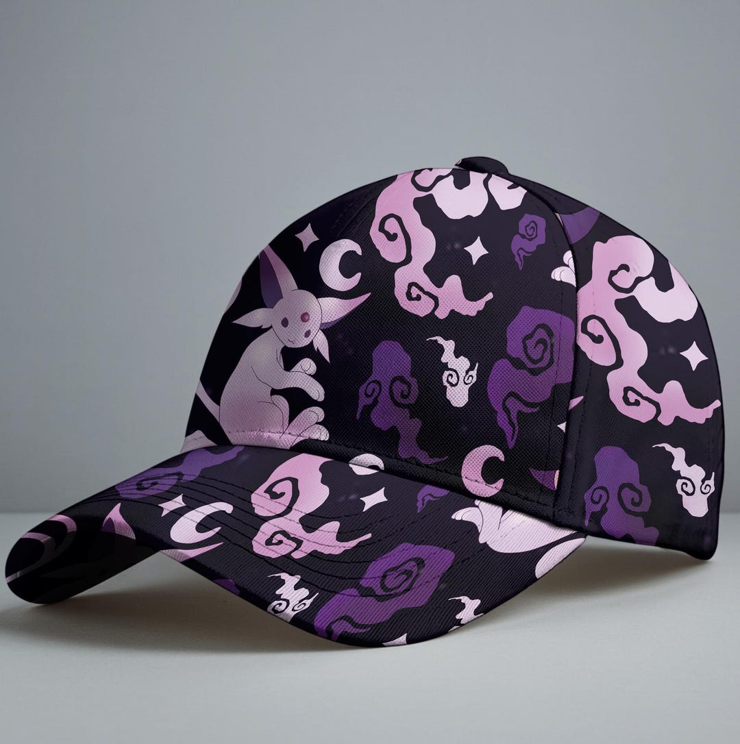 Umbreon Espeon Baseball Cap,, Cute Anime Baseball Cap, Vintage ...