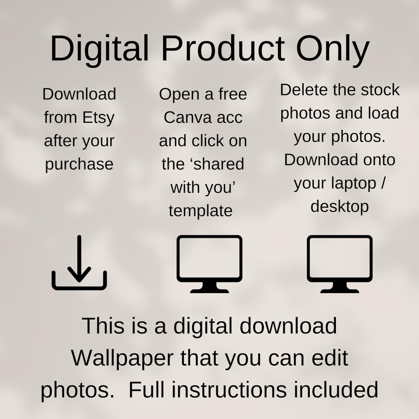 1980s Party Template Photo Collage Vintage Design Neon Decor Retro PDF ...