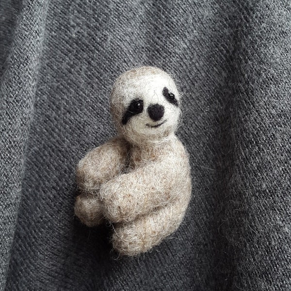 Felt Sloth - Etsy
