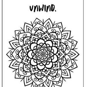 Mandala Colouring Book Printable | 32 Relaxing Pages for Adults ...