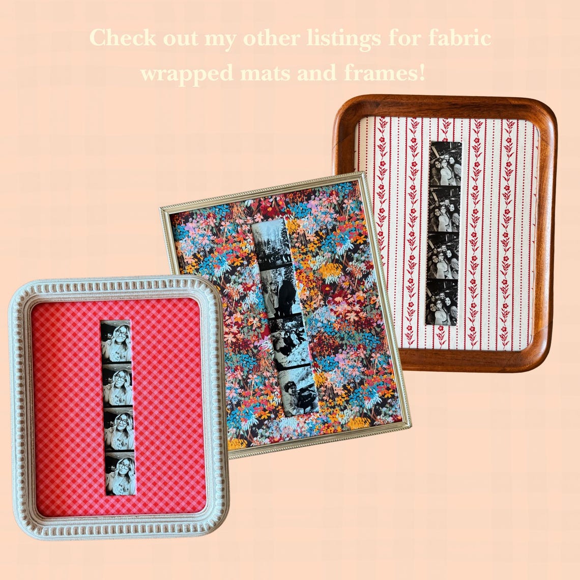 Photo Booth Strip Mat - Handmade! - Etsy