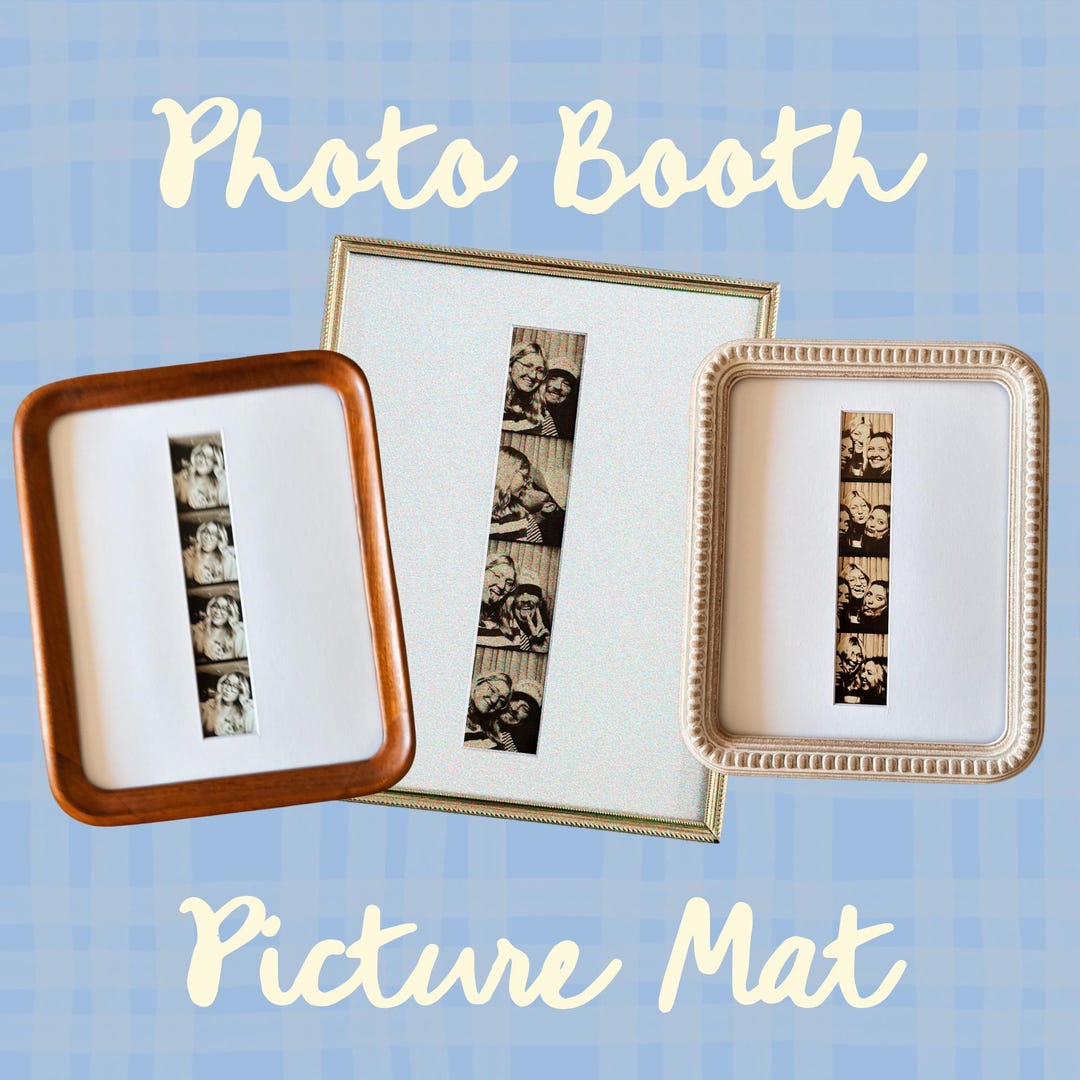 Photo Booth Strip Mat - Handmade! - Etsy