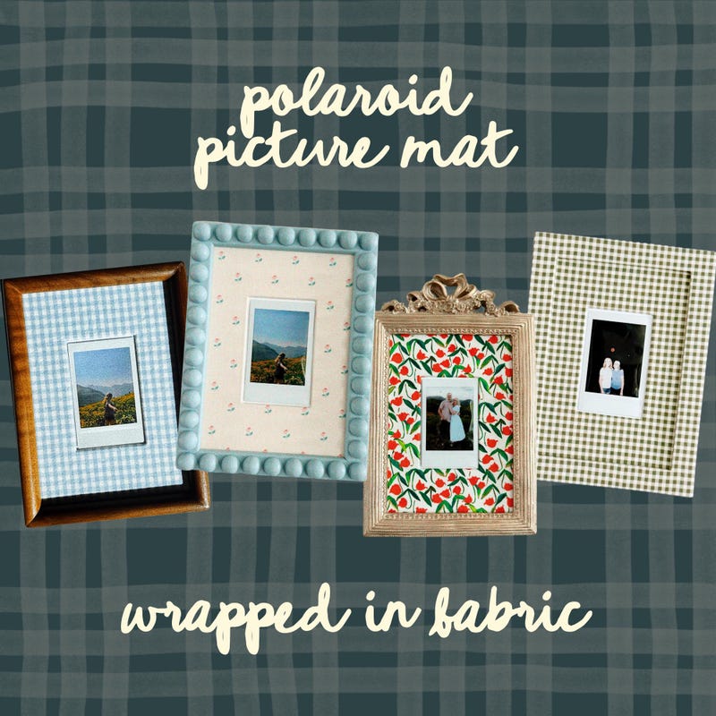 Fabric Mat for Picture - Etsy UK