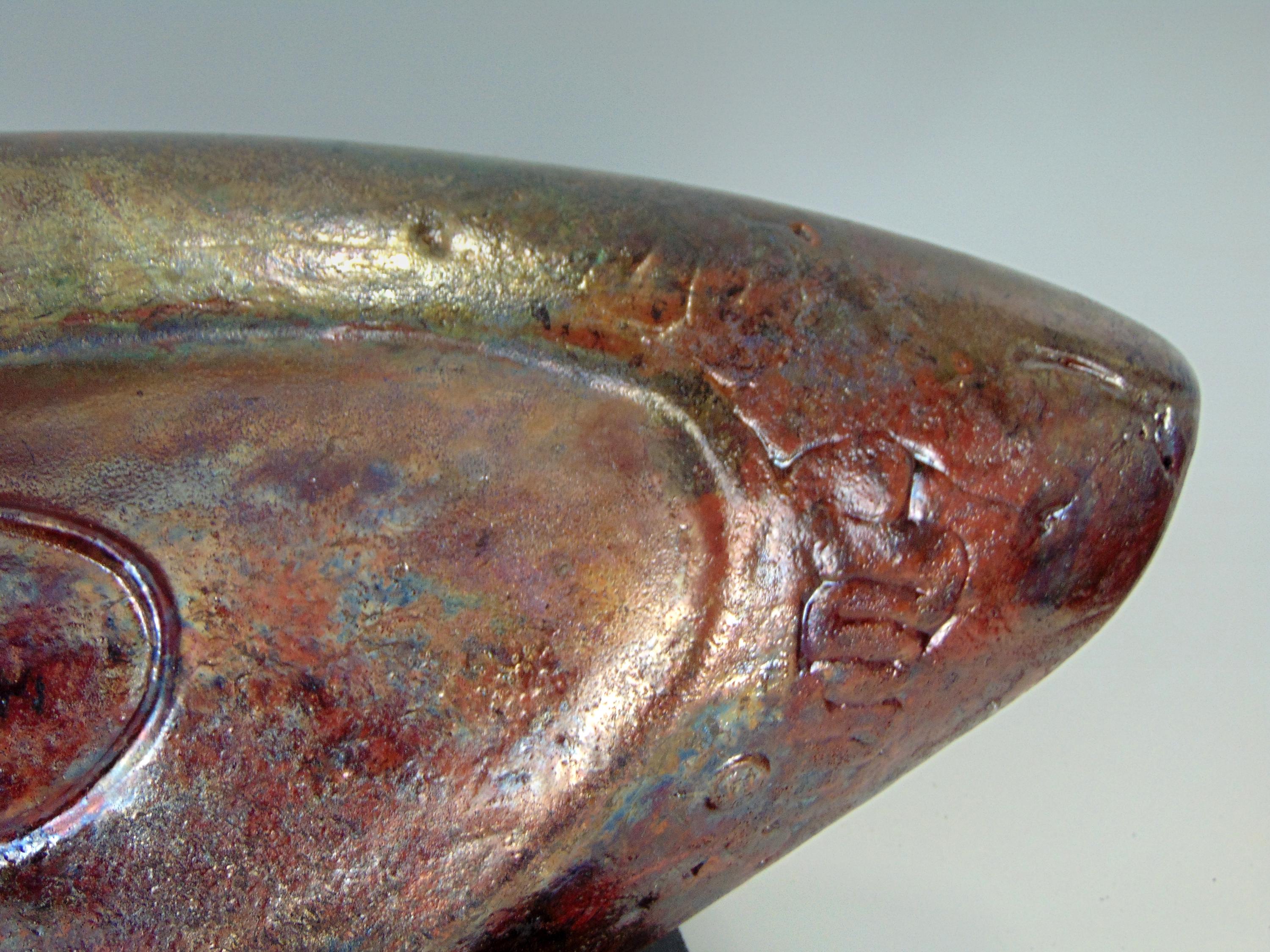 Raku Pod Form on Mounted Base - Etsy