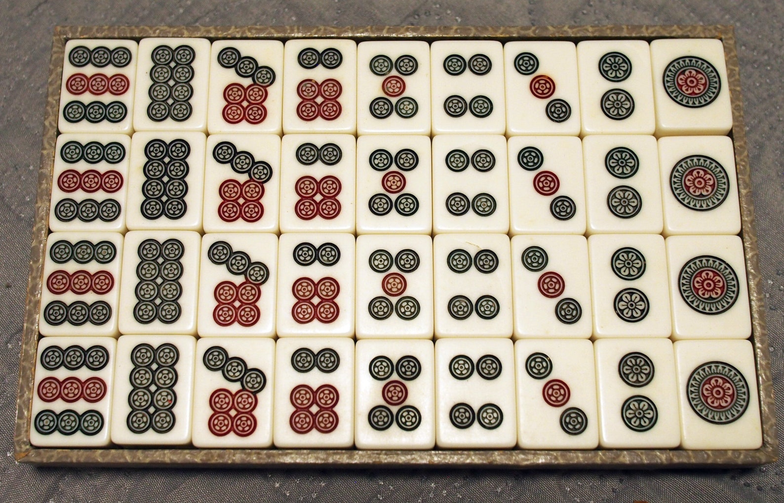 50% Sale Vintage Japanese Riichi Mahjong Set/ Mah Jong Game / - Etsy