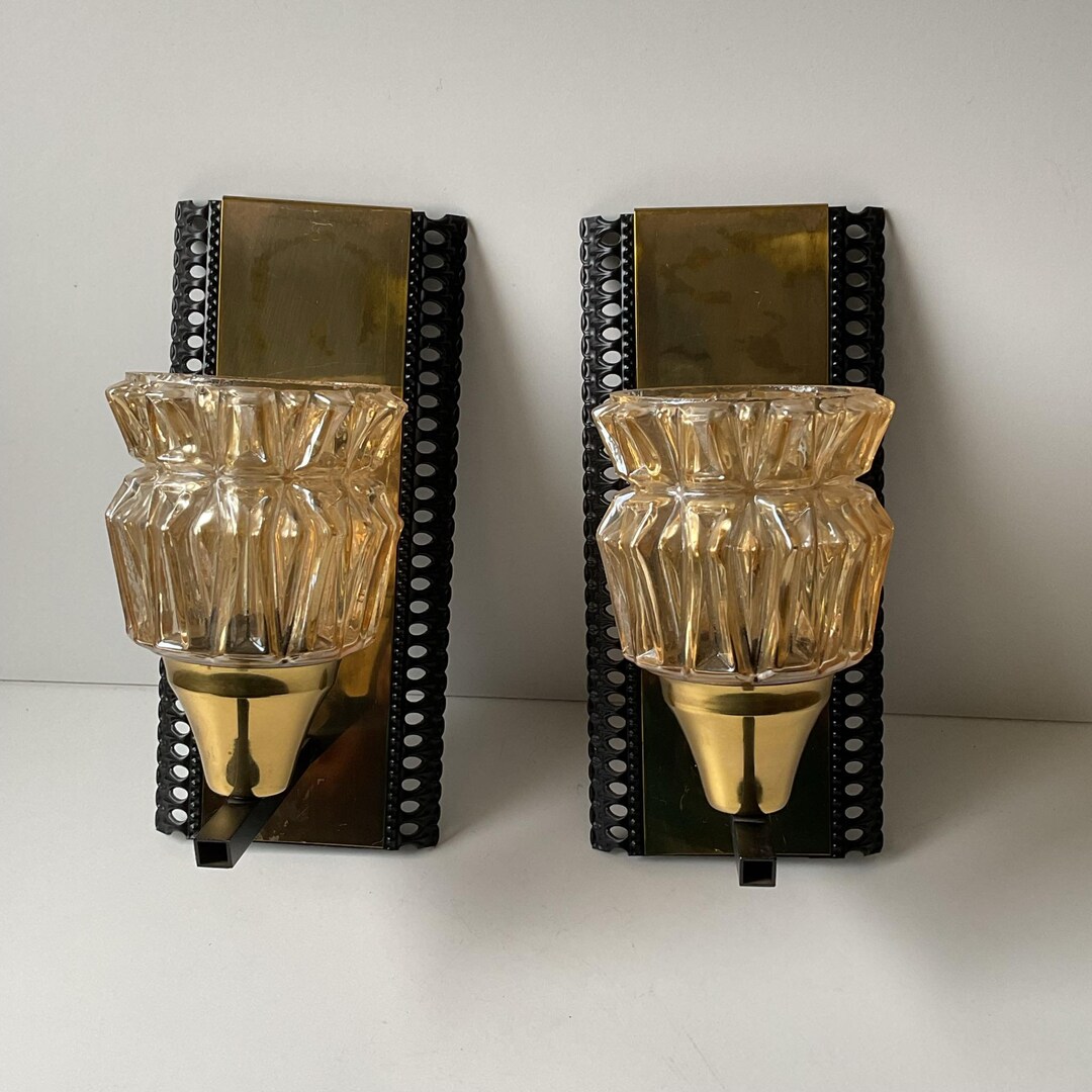 Two Vintage AGA A.greaker Armatur Norwegian Scandinavian Mid Century ...