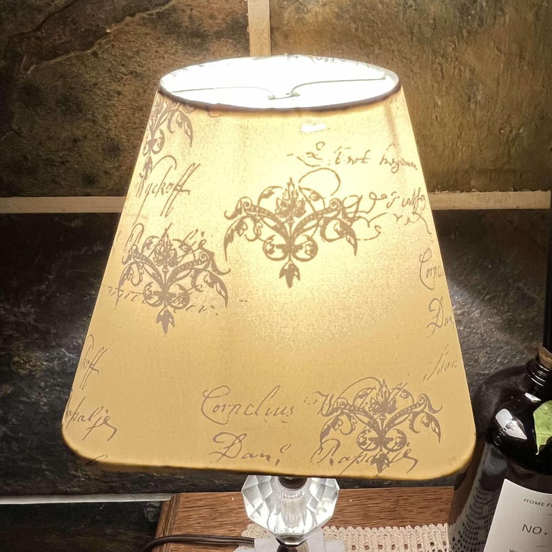 Simply off White Vinyl Square Lamp Shade - Etsy
