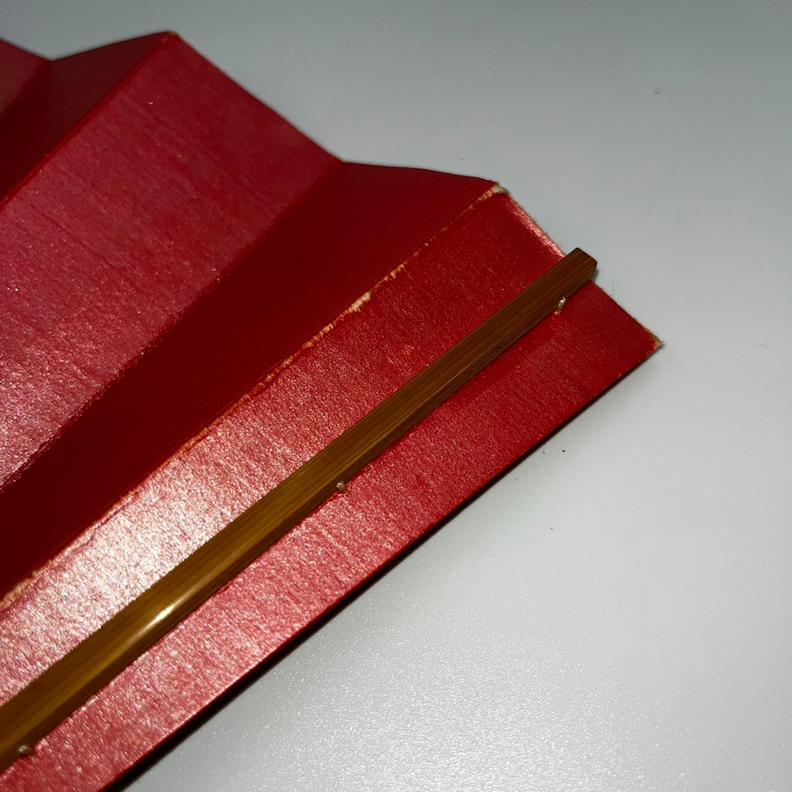 Vintage Shimmer Japanese Paper and Wood Sensu 空 Folding - Etsy