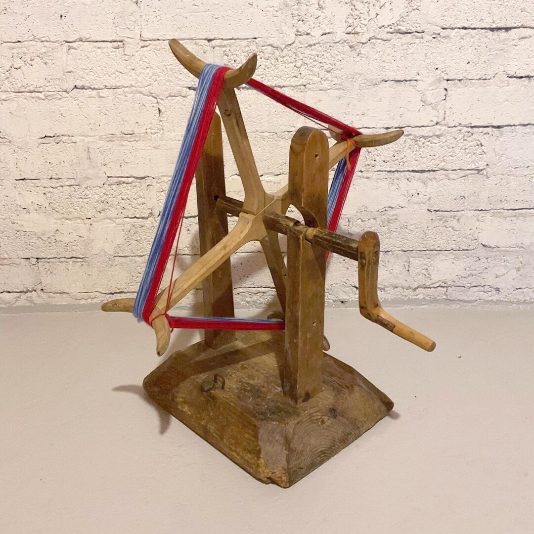 RARE Antique Nordic Scandinavian Norwegian Handicraft Wooden Spin ...