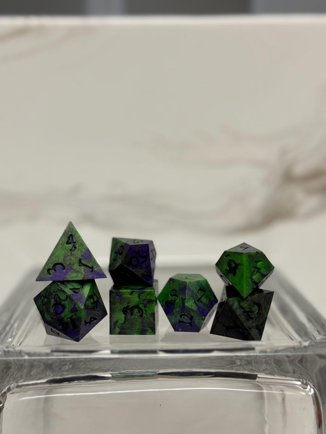 Dyece Logo Themed DND Dice Set - Etsy