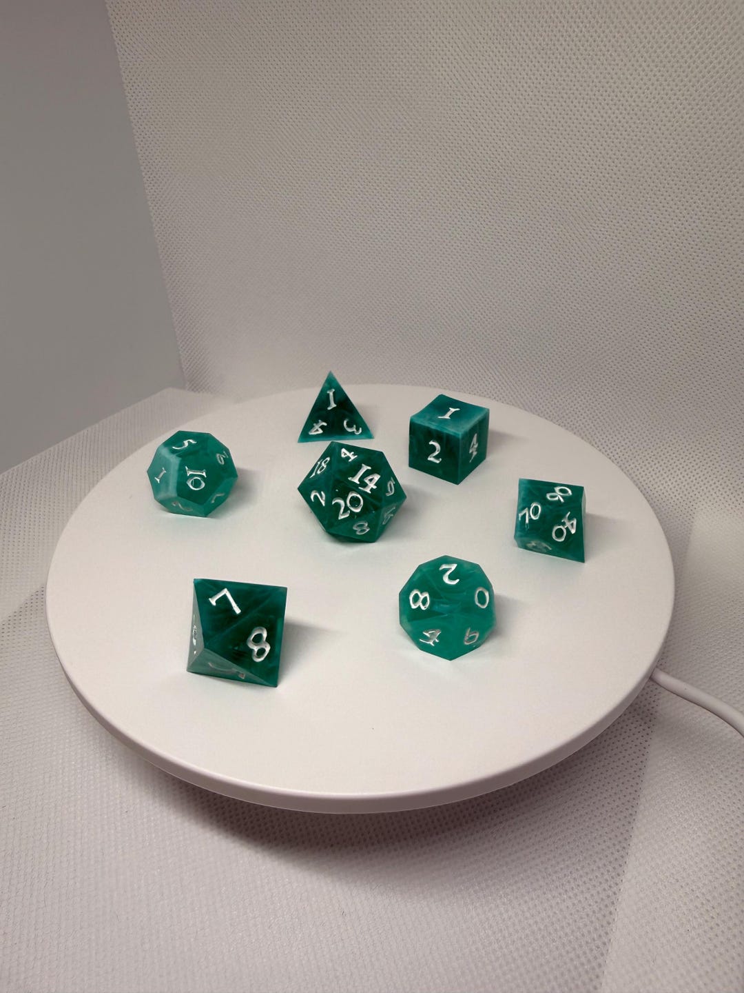 Seafoam/ Ocean Sea Shore Themed DND Dice Set - Etsy