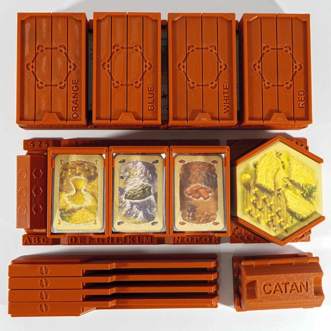 Catan Basegame Organizer With Players Trays - Etsy