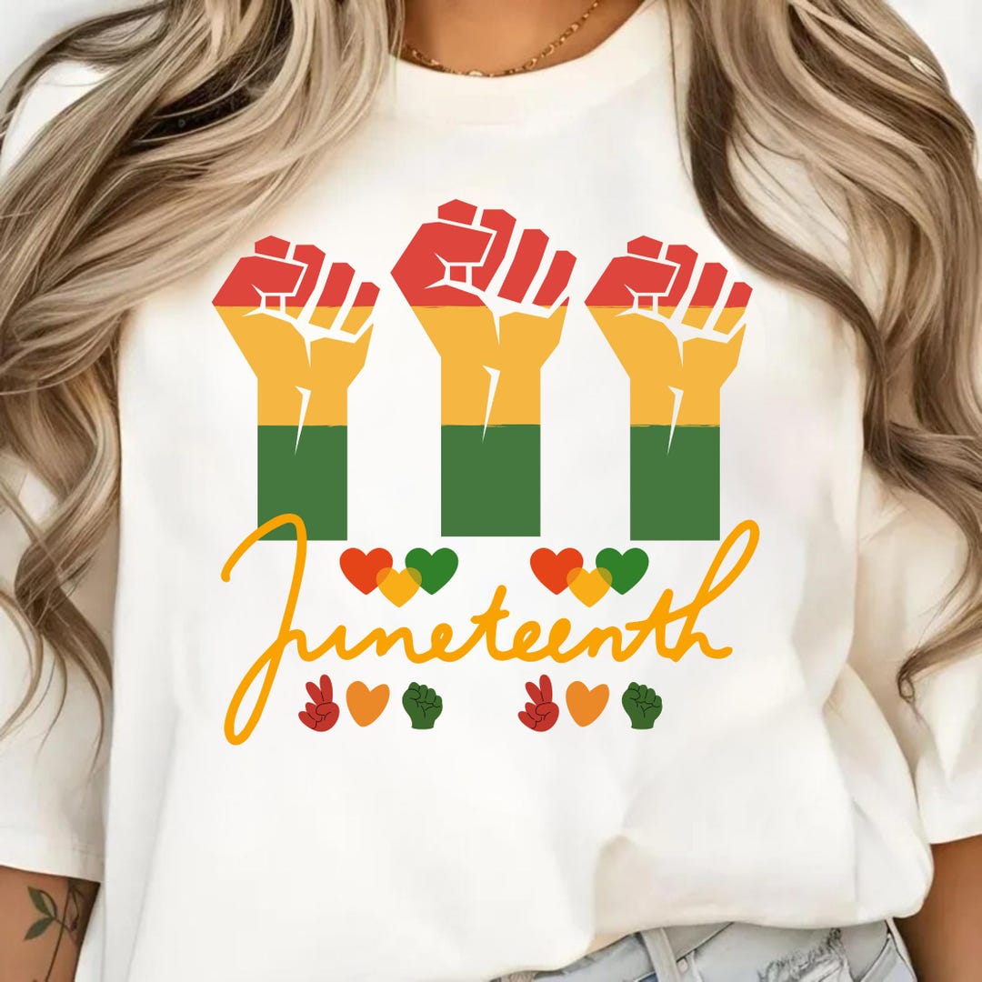 Juneteenth SVG | 1865 Juneteenth PNG, Black History Month Svg | Raised ...
