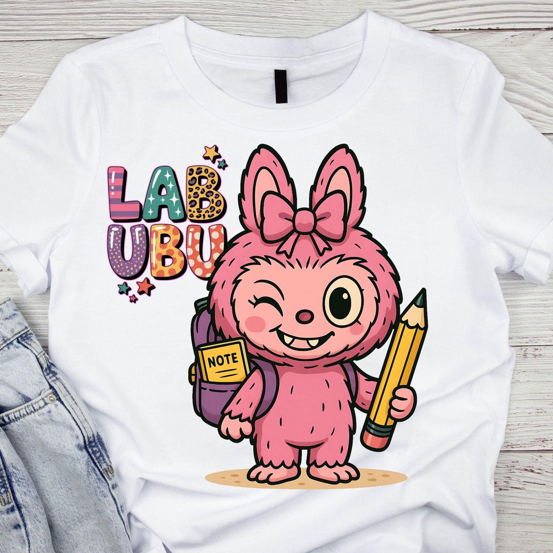 PNG Labubu Digital Image High-res Back to School Sublimation Pngs for ...