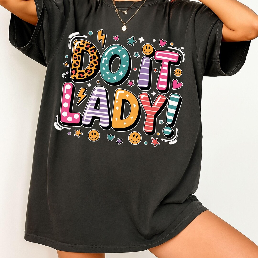 Do It Lady Png for Women, Viral Meme Tee, Trendy Chit Skit Inspired Tee ...