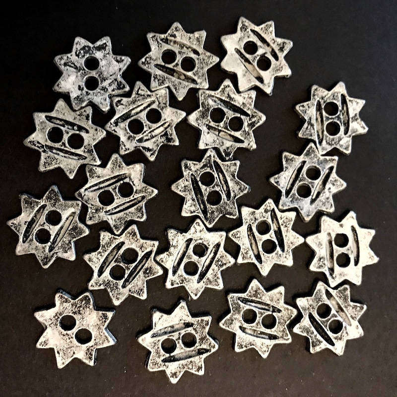 Star Shaped Buttons - Etsy