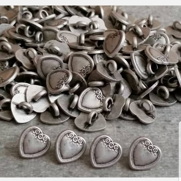 Heart Buttons - Etsy