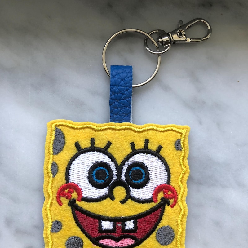 Spongebob Keychain - Etsy