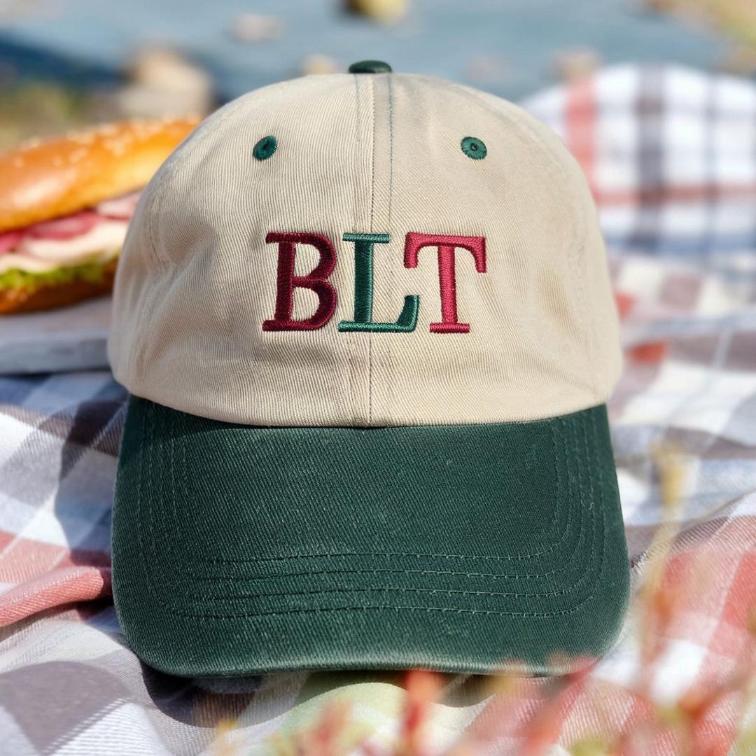 BLT Embroidered Hat, Bacon Lettuce Tomato Cap, Baguette Hat, Funny Hat ...