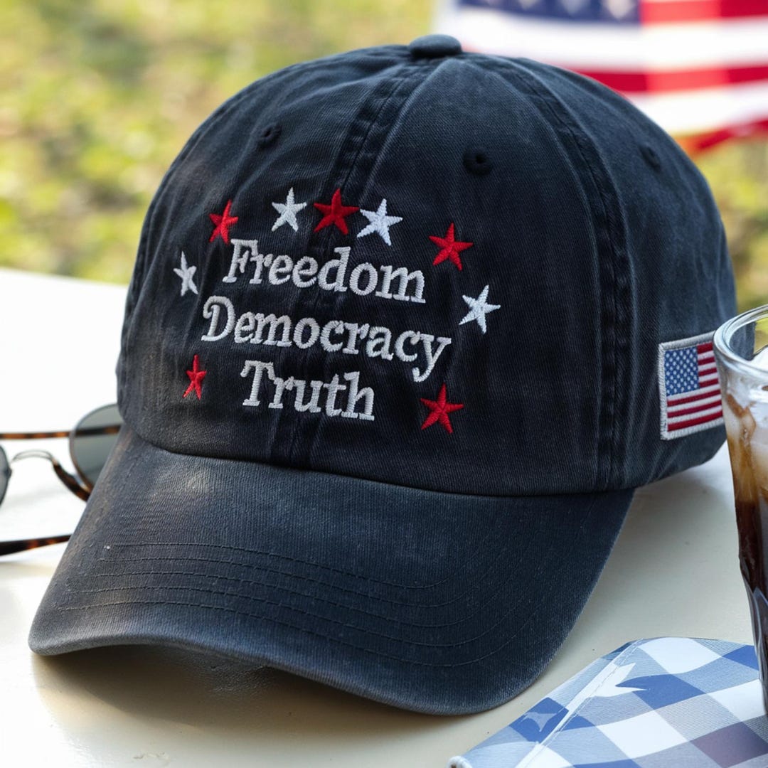 Democracy is Dying Fourth of July Protest Embroidered Hat, 4th of July ...