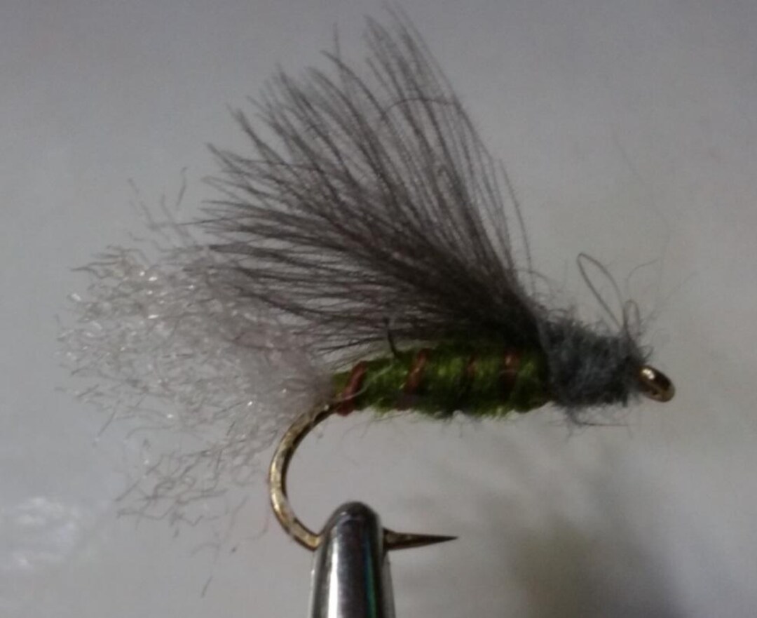 1 DZN - CDC Caddis Emerger - Olive - Wet Fly Nymph - Trout - Etsy