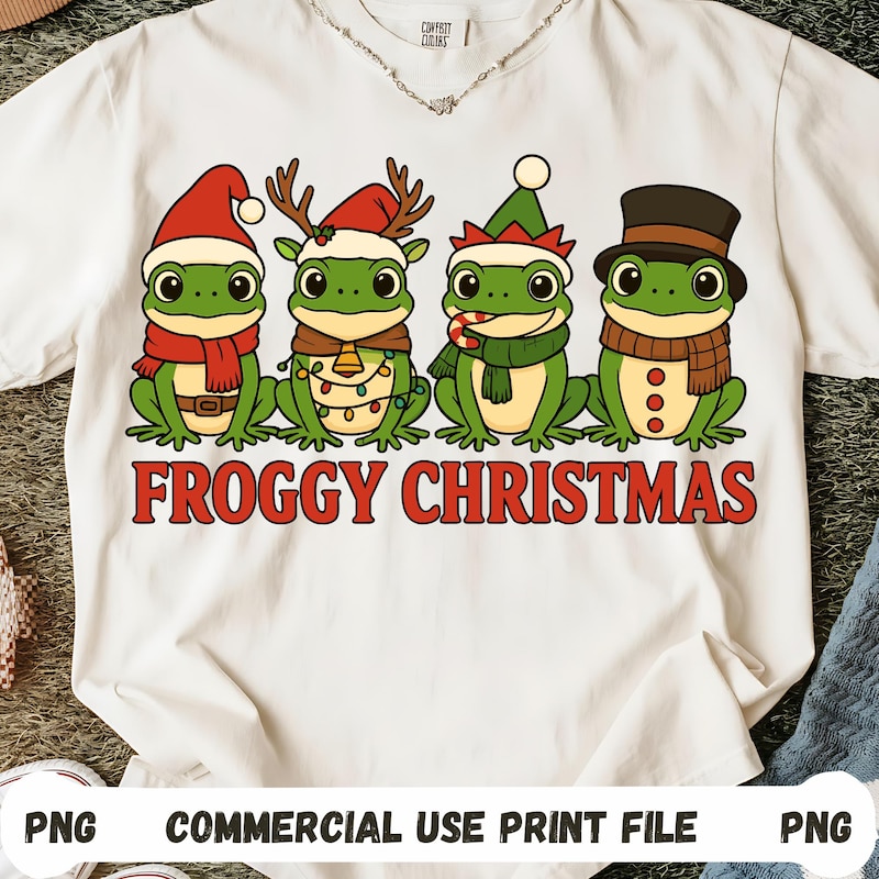 Frog Prints Cartoon - Etsy