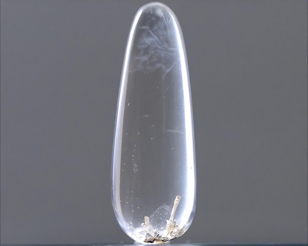 Talisman Quartz Crystal, Rounded Natural Point, Clear Quartz Gemstone ...