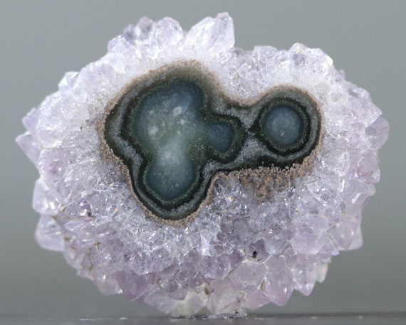 Purple Flower Amethyst Stalactite Slice Polished Gemstone Gemstones ...