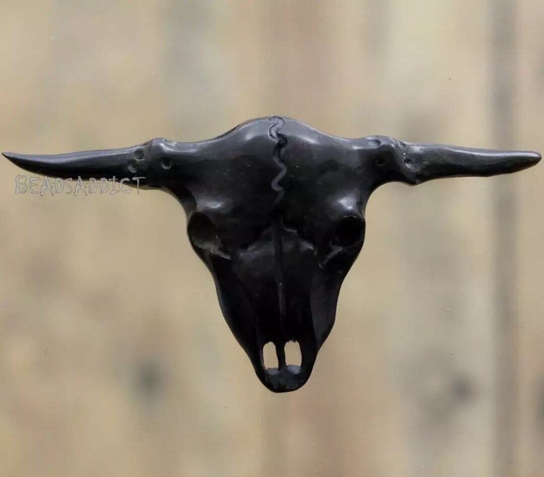 Carved Bull From Genuine Horn Handcrafted Organic Durable Jewelry and ...