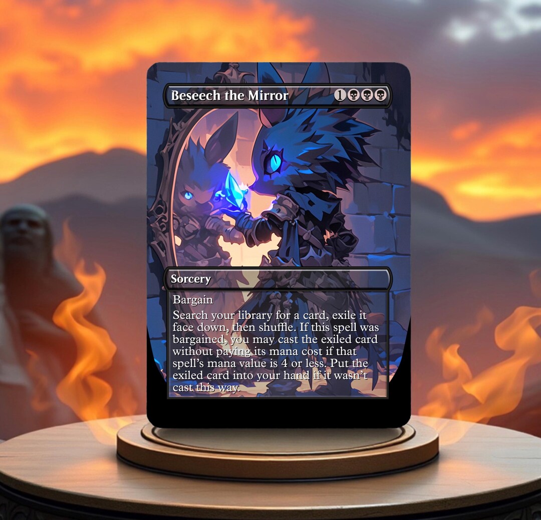 Beseech the Mirror Custom Made Game Card Proxy - Etsy