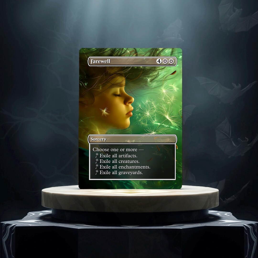 Farewell Custom Made Game Card Proxy - Etsy