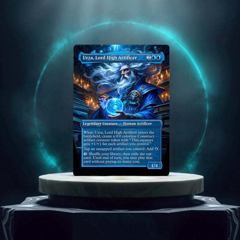 Urza, Lord High Artificer Custom Made Game Card Proxy - Etsy