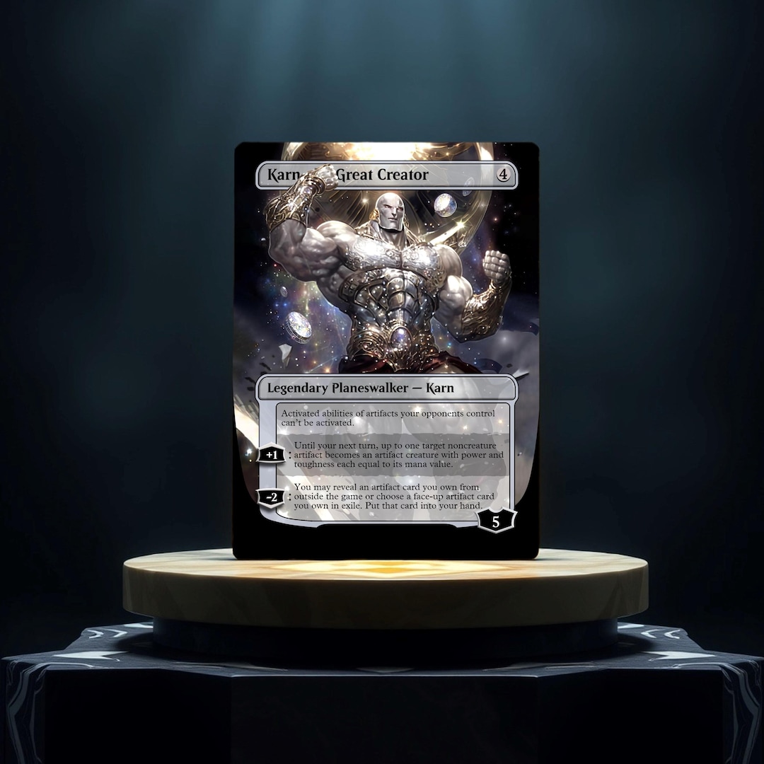 Karn, the Great Creator Custom Made Game Card Proxy - Etsy